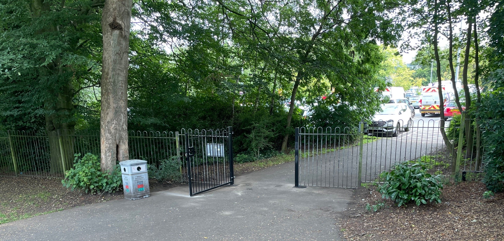 New Accessible Gate at Town Park - Macclesfield Town Council